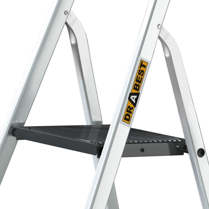 PRO Series Aluminium Platform Step Ladder with Tool Tray