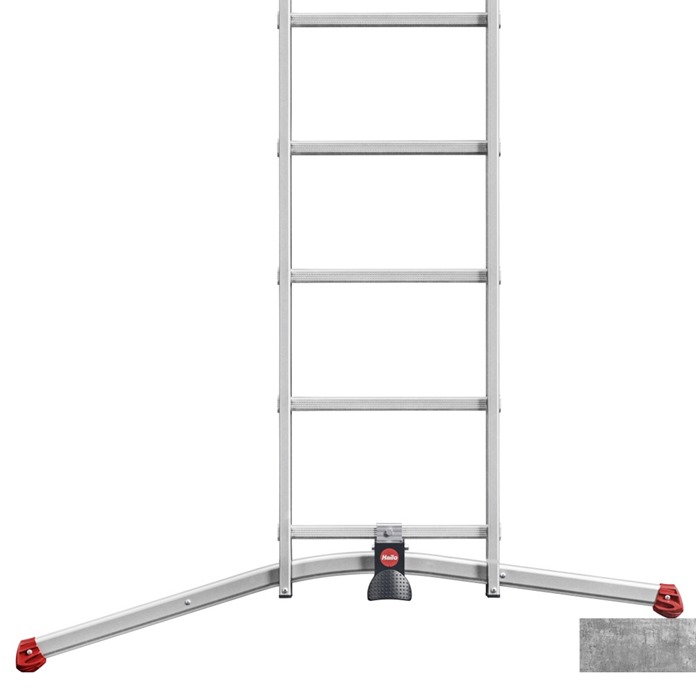 Hailo Combination Ladders with Adjustable Pedal