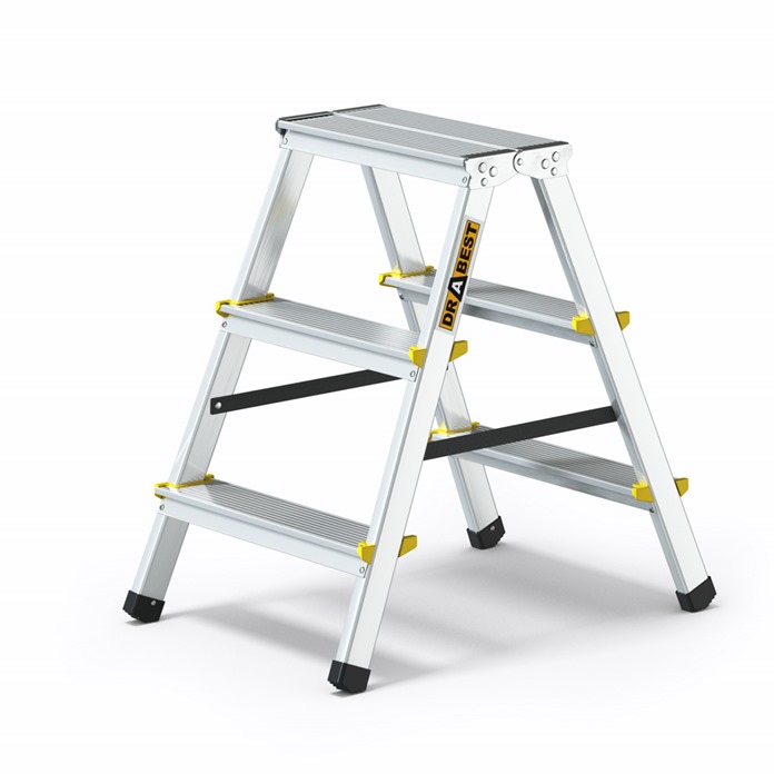 PRO Double-Sided Step Ladder | Domestic Use – 125kg Load
