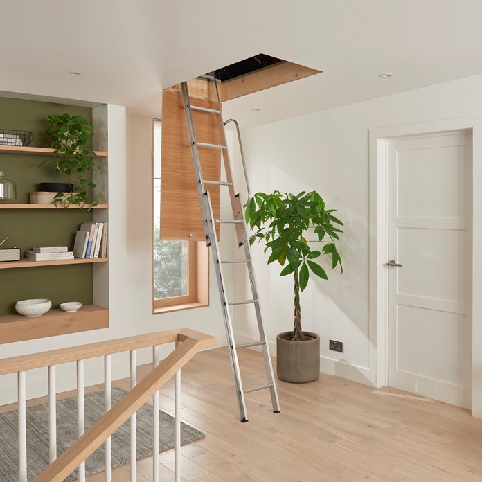 Sliding 2 Section Loft Ladder | Ladders UK Direct
