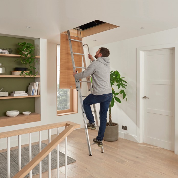 Sliding 2 Section Loft Ladder | Ladders UK Direct