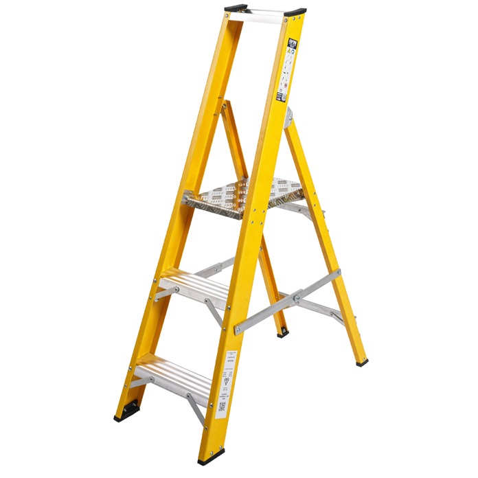Trade Glass Fibre Platform Step Ladders | Ladders UK Direct